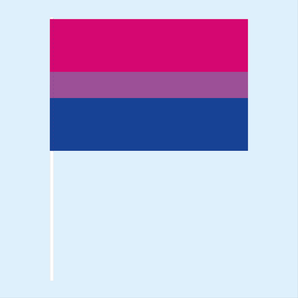 Bisexual Pride Handwaving Flags – Pride By One Stop